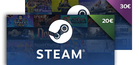 Steam-Karte kaufen | 50 € | Eine Karte, unzählige Abenteuer