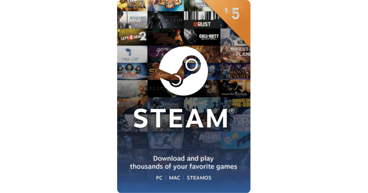Steam Gutschein US | $5 | Gamecardsdirect.com