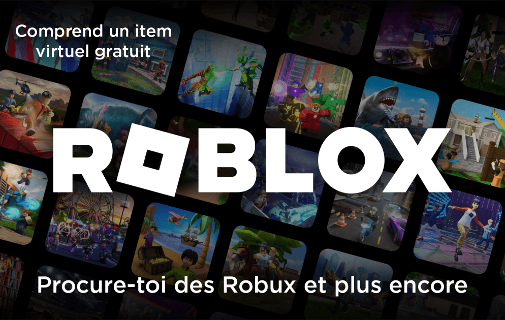 Carte Cadeau Roblox 25€ – 2100 Robux | Livraison instantanée