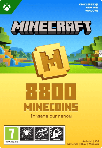 Minecraft Minecoins | 8800 | Buy extra content for Minecraft