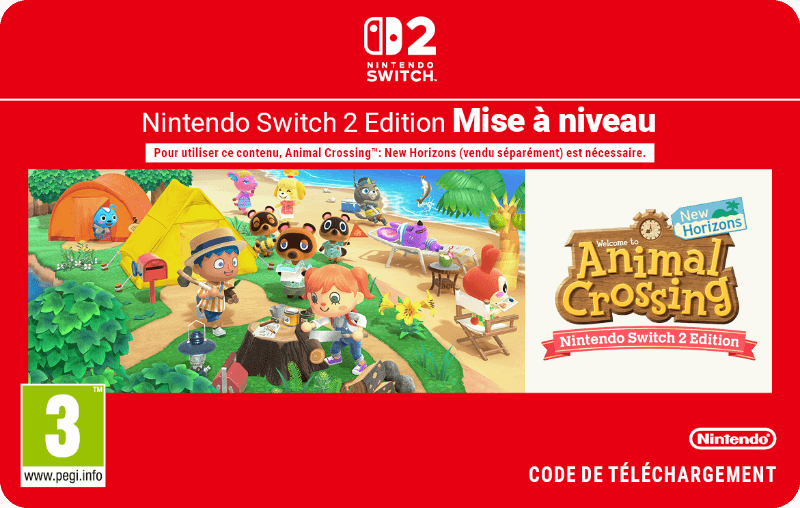 AC New Horizons Upgrade | Switch | Installez-vous sur Switch 2