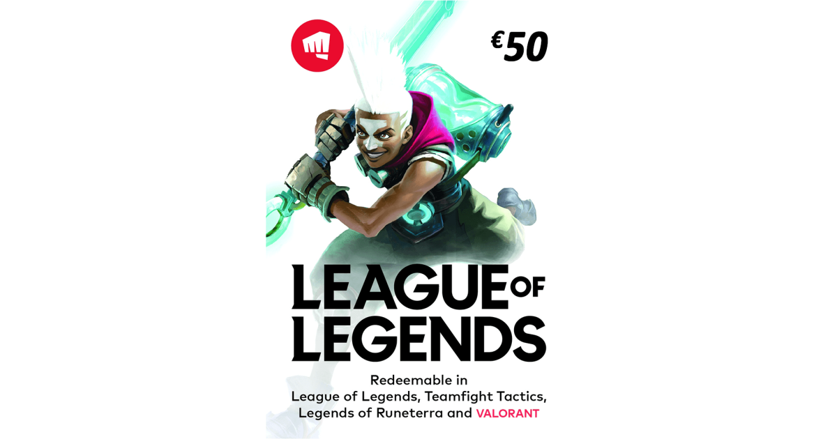 Riot Gift Card | €50 | Get premium content for your Riot games