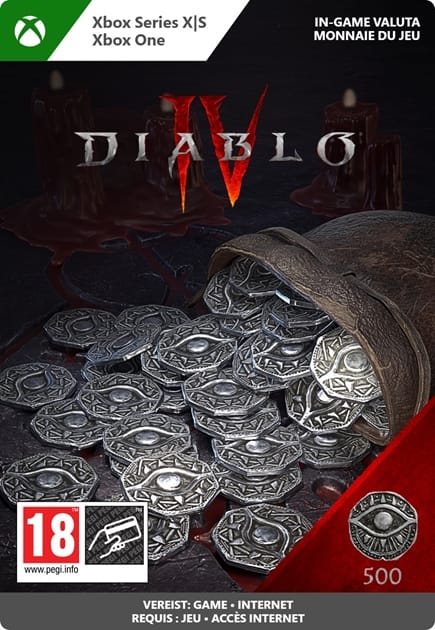 Diablo IV: 500 Platinum voor Xbox | €4,99 | Gamecardsdirect