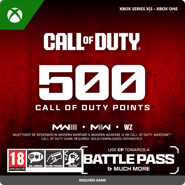Koop 500 Call of Duty Points | Xbox | Officiële leveranciers