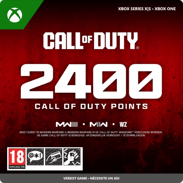 2400 Points Call of Duty | Xbox | Pour skins, armes et plus encore