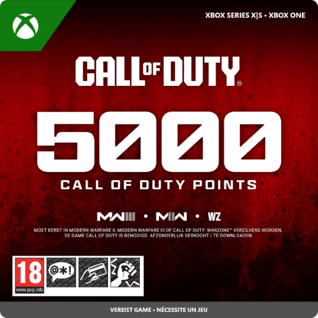5000 Points Call of Duty | Xbox | Idéal pour Warzone